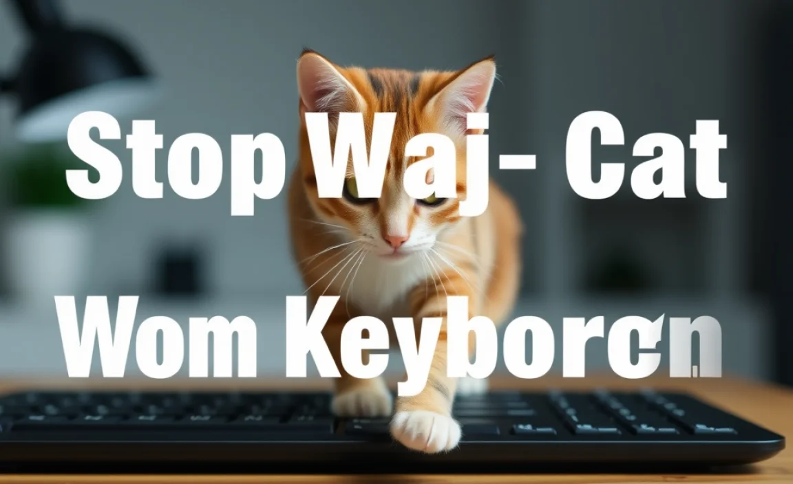 8 Tips To Stop Cat From Walking On Keyboard Now! - NoobsCat